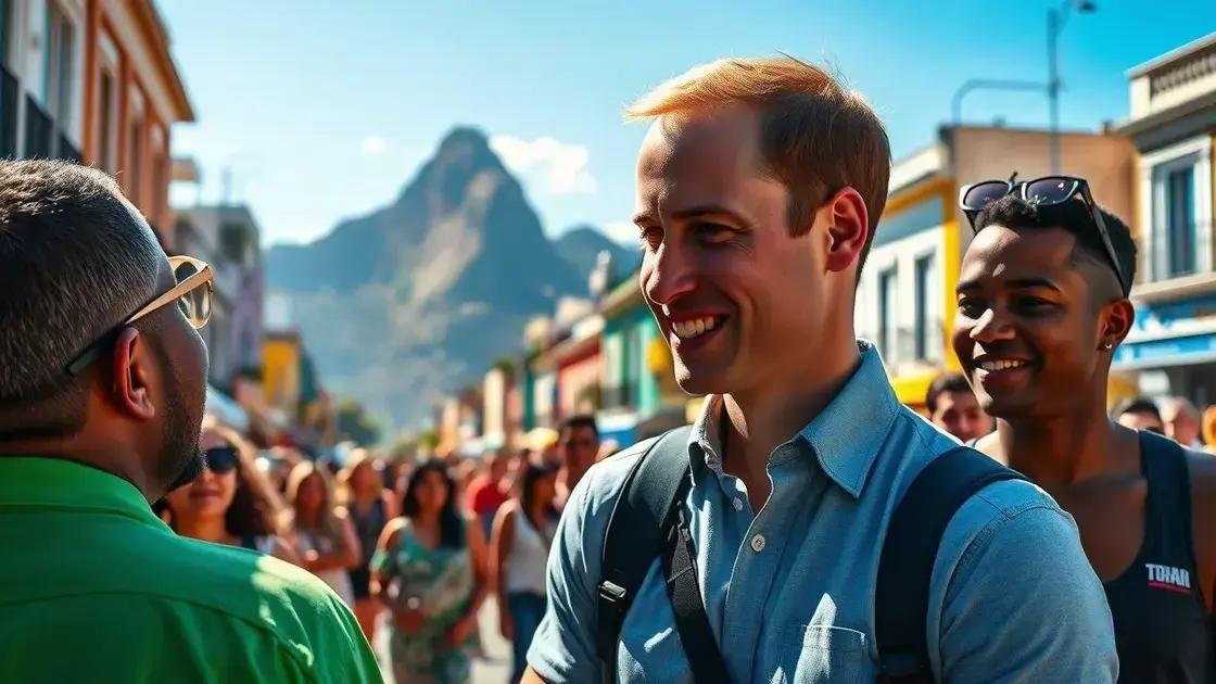 A histórica visita do Príncipe William ao Brasil: O que esperar?
